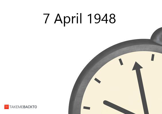 April 07, 1948, What happened that day? | TakeMeBack.to