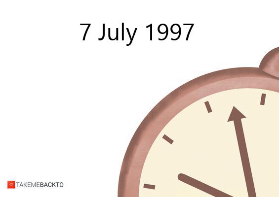 July 07, 1997, What happened that day? | TakeMeBack.to