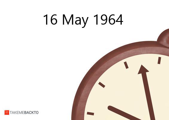 May 16, 1964, What happened that day? | TakeMeBack.to